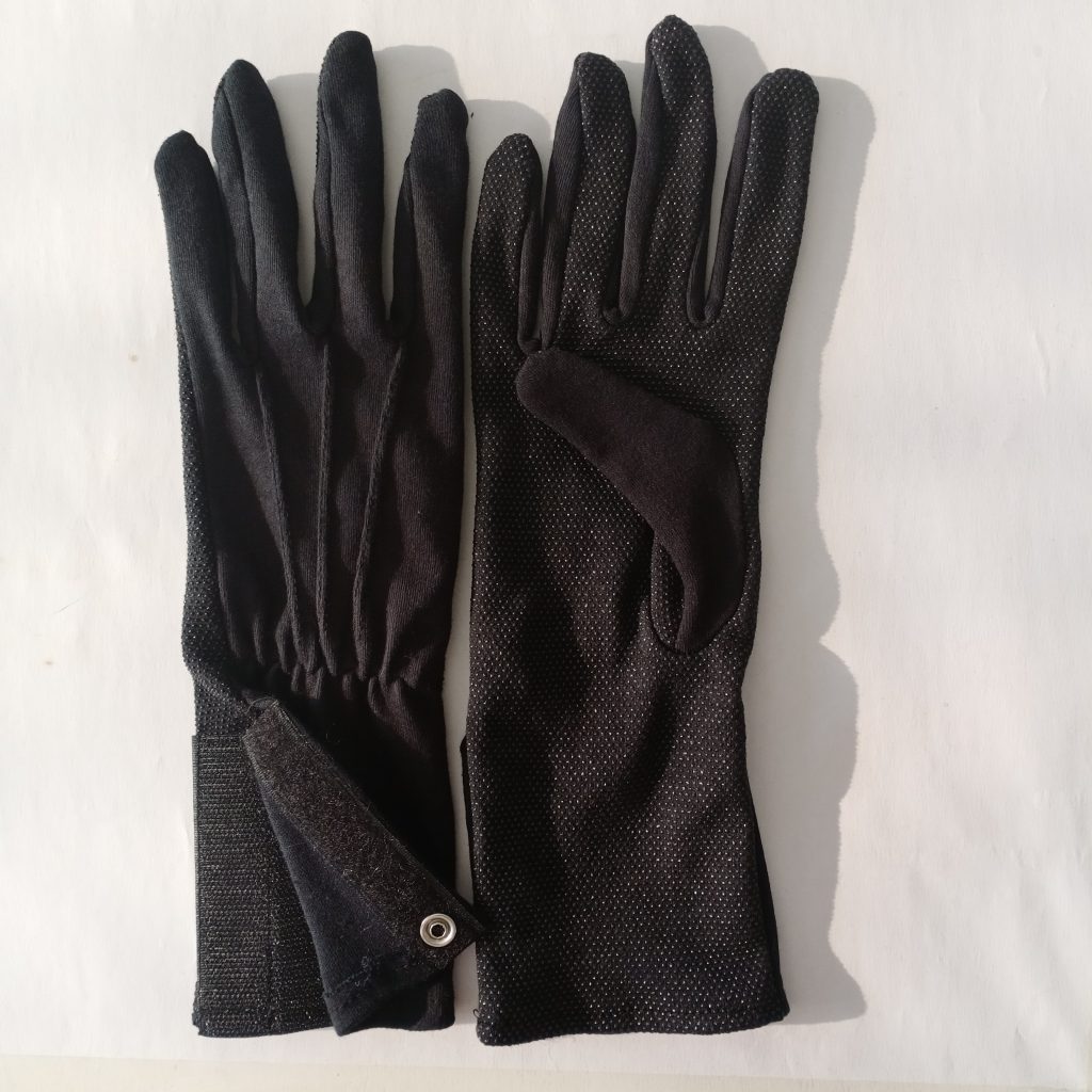 Long Cuff PVC Dots Cotton Gloves