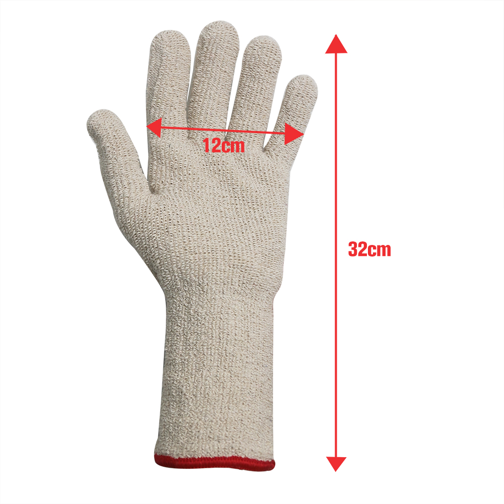 Cotton Work Gloves with Long Cuff