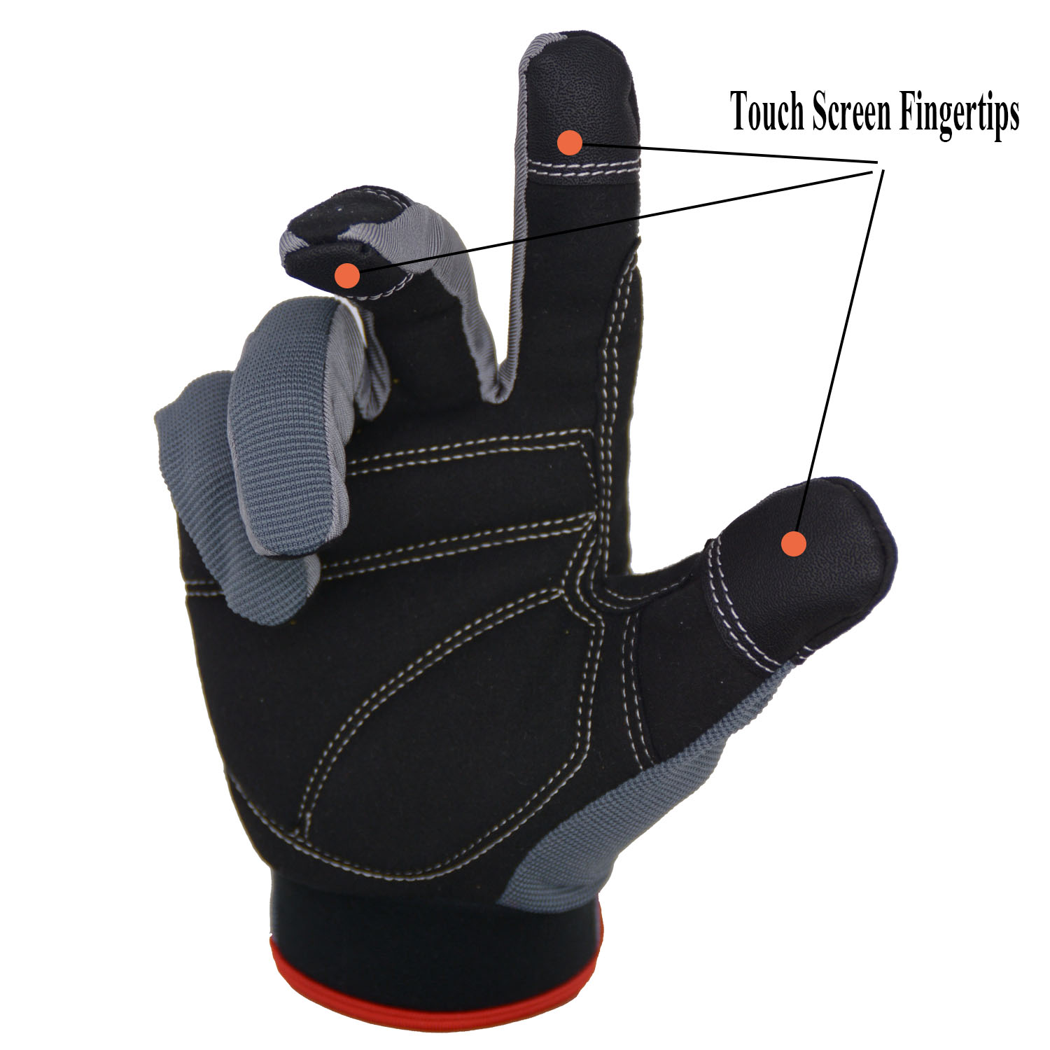 cotton safety gloves touch screen gloves
